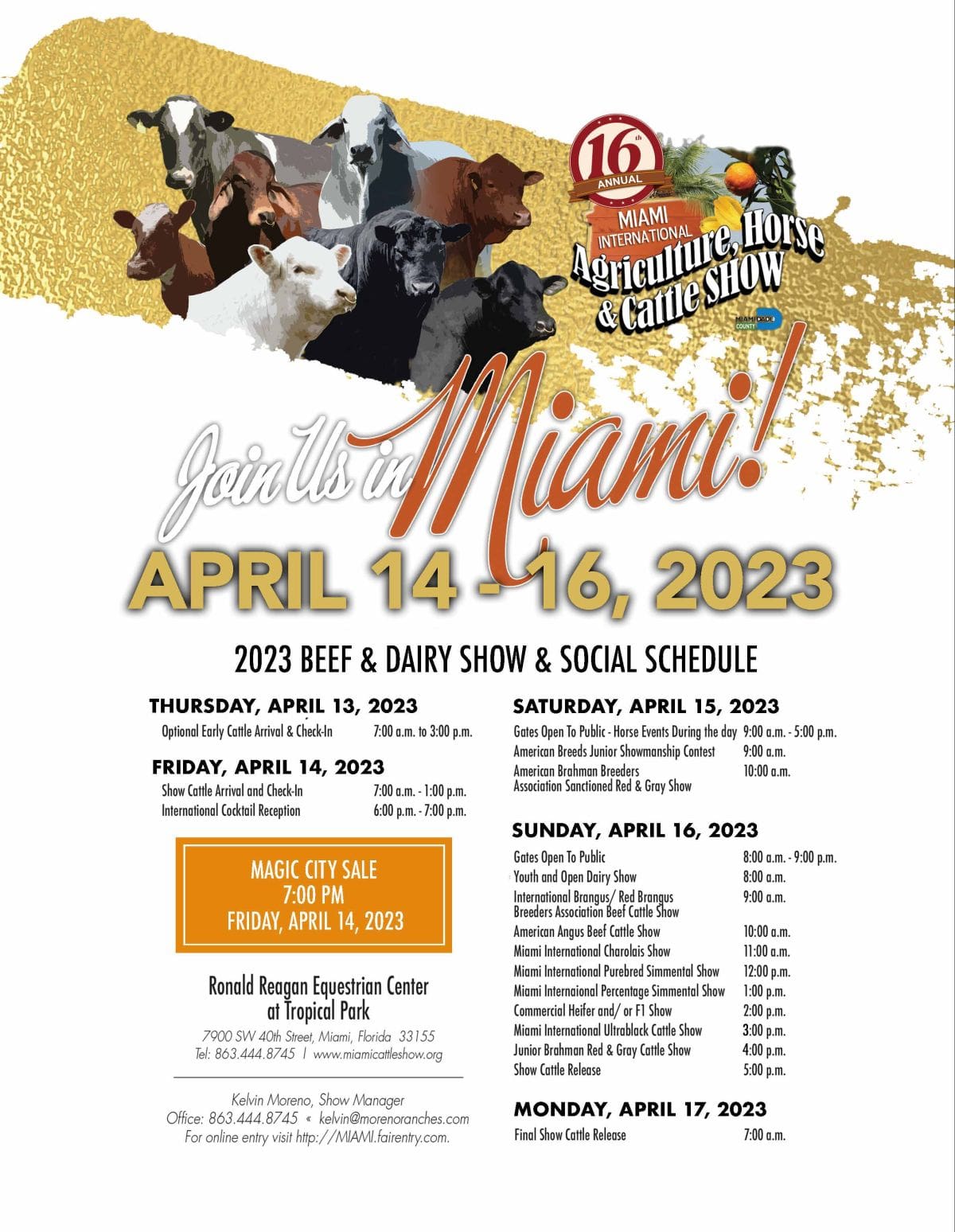 16th Annual Miami International Open Brahman Show - Brahman Event