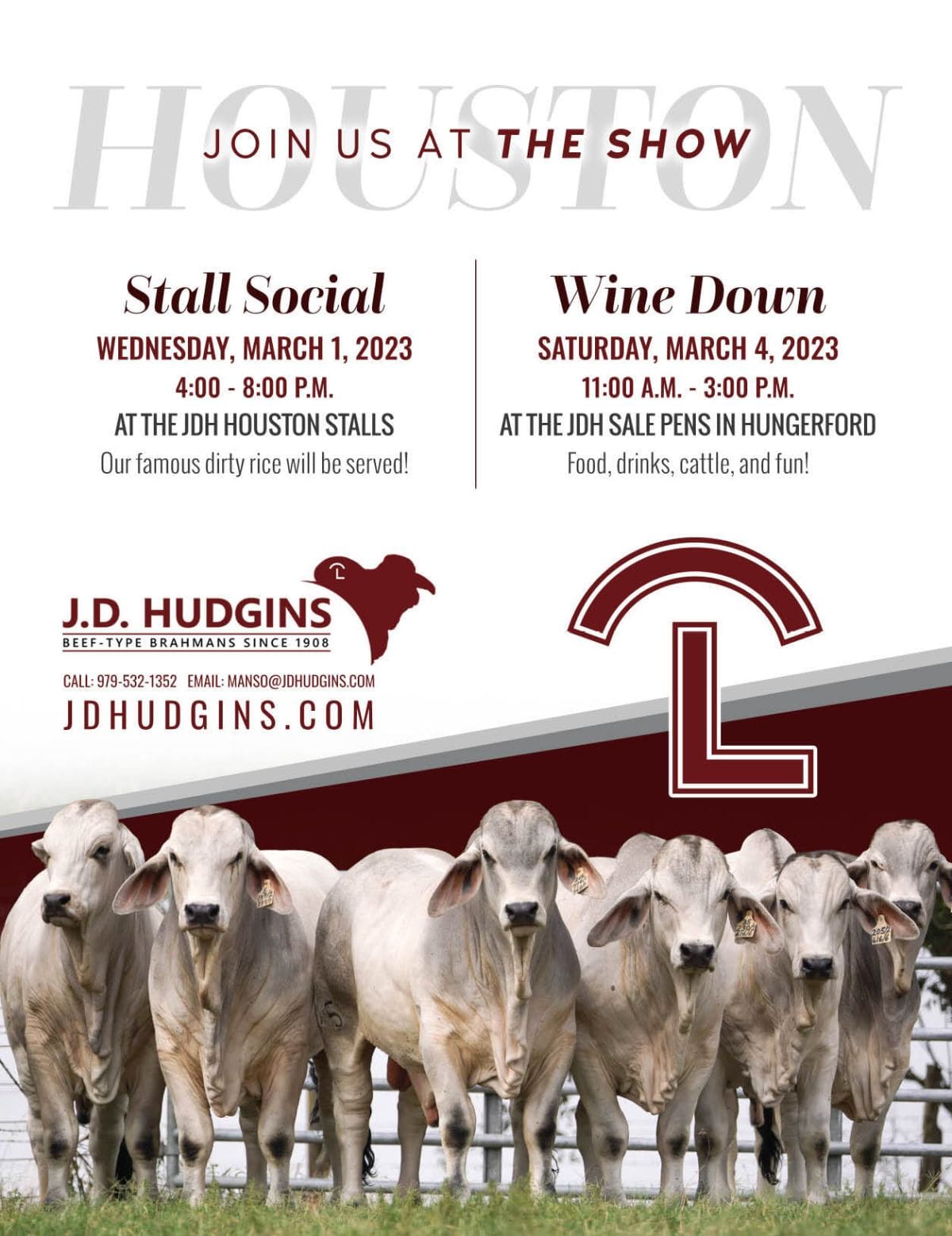 J.D. Hudgins “Wine Down” - Brahman Event